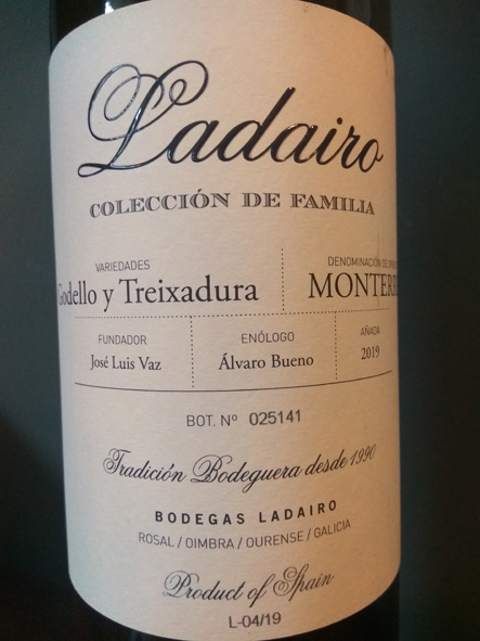 Ladairo Colección Familia 2019 Blanco | VINOS DE MONTERREI